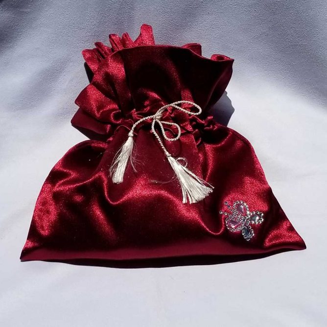 Satin Travel Pouch by Satin Creations | High Quality Satin Fabric